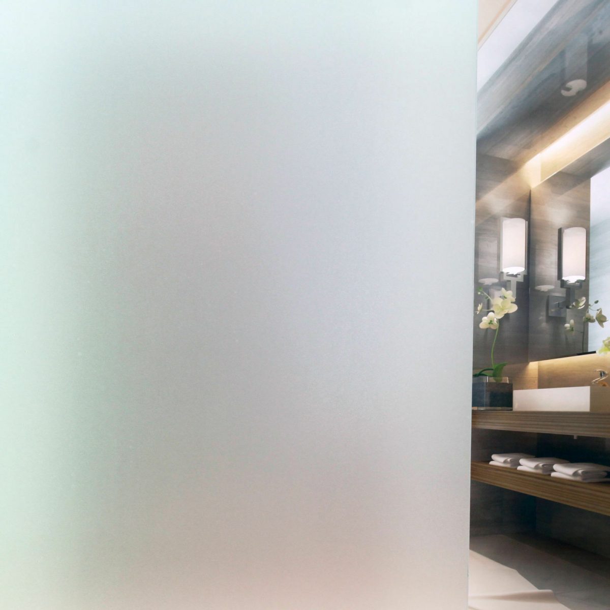 Satin Glass Satin Frosted Toughened Glass Shower Screens Balustrade